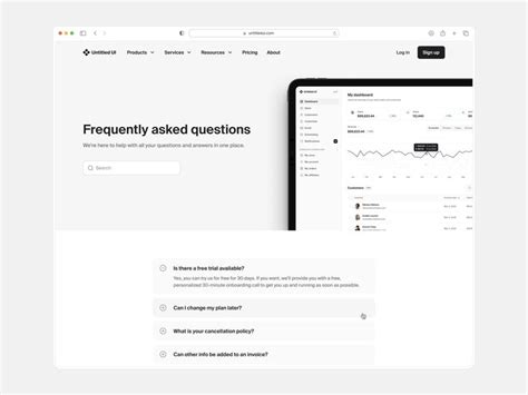 Frequently Asked Questions Faqs Web Design In 2024 Web Design Design System Ui Kit