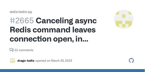 canceling async redis command leaves connection open in unsafe state for future commands