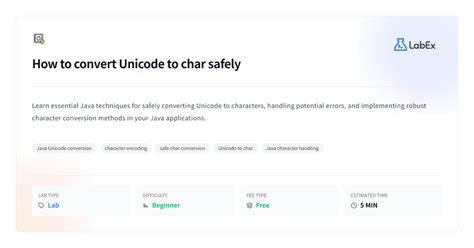How To Convert Unicode To Char Safely Labex