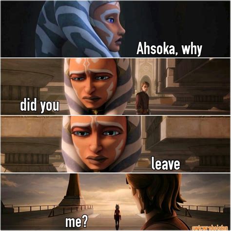 Ahsoka Why Did You Leave Me Starwars Rebels Starwarsrebels Ahsoka Ashleyeckstein