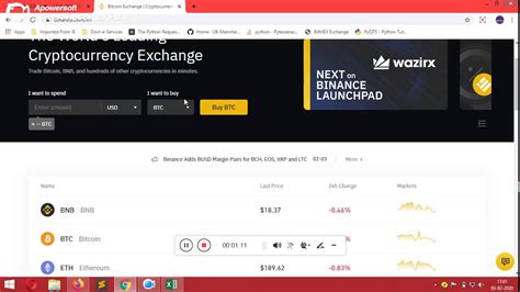 Binance Exchange Websocket Addin Using PyXLL And Python As RTD YouTube