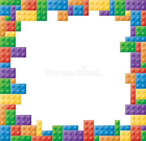 Icono Del Marco De Lego Diseño Del Feliz Cumpleaños Gráfico De Vector