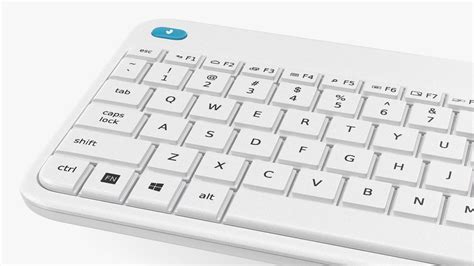 Logitech Keyboard K400 White 3d Model 24 3ds Blend C4d Fbx Max Ma Lxo Obj Free3d