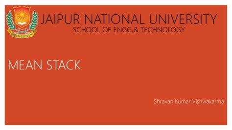 Mean Stack PPT