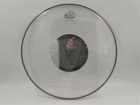 Vintage Ludwig Clear Silver Dot 16 Drum Head Drumattic