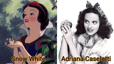 Character And Voice Actor Snow White And The Seven Dwarfs Snow