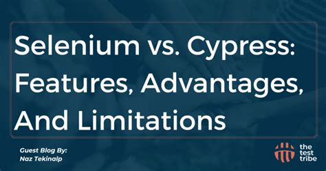 Selenium Vs Cypress Features Advantages And Disadvantages