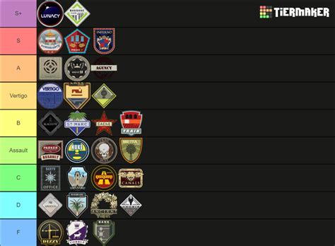 Counter Strike Map Icons Tier List Community Rankings TierMaker