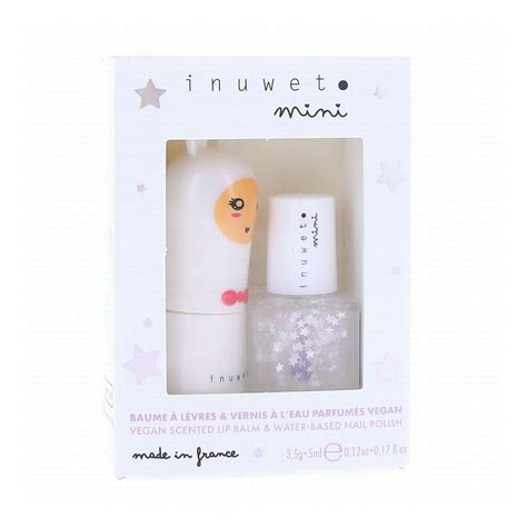 Inuwet Coffret Mini Baume à Lèvres And Vernis à Leau Étoilé Docmorris