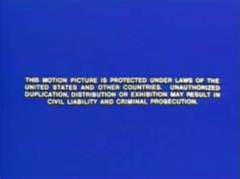 Universal Pictures Home Entertainmentwarning Screens Audiovisual