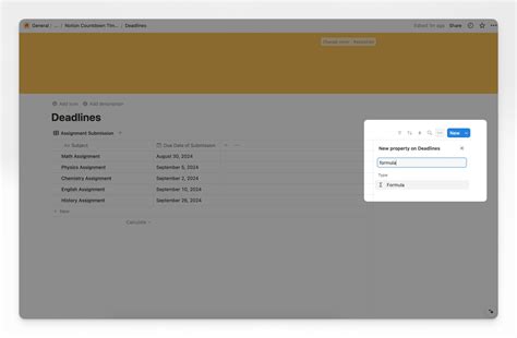 How To Add A Countdown Timer To Notion 2025