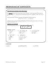 Understanding Exponents Multiplication Division More Course Hero