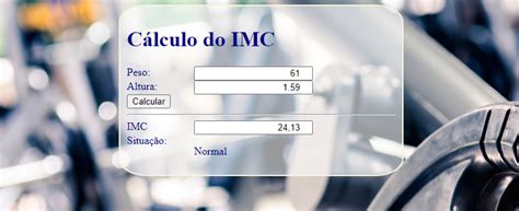GitHub Silassanttos CalculoIMC Realizado Com HTML CSS E JavaScript