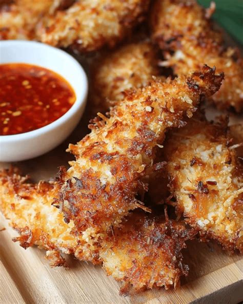 Crispy Coconut Chicken Tenders The Best Easy Crunchy Dinner