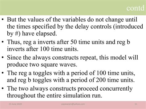 lect 7 verilog behavioral model for absolute beginners pptx