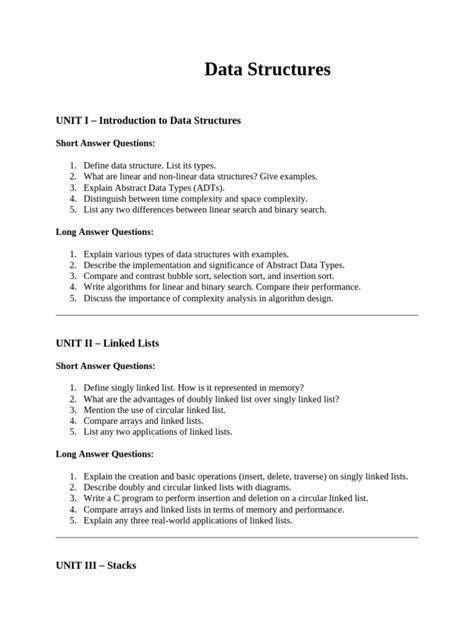 R23 Ds Important Questions Pdf Queue Abstract Data Type
