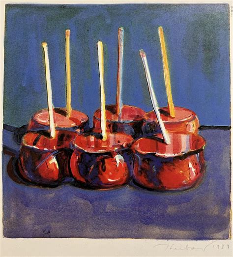 Sold Price Wayne Thiebaud Candy Apples 1989 Invalid Date Edt