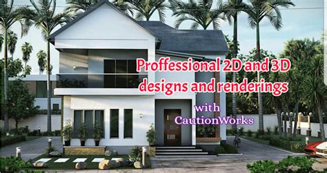 Create D Model With Sketchup Autocad Revit D Plans By Caution Works Fiverr