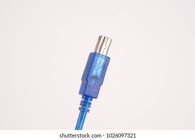 Blue Usb Cable White Background Stock Photo 1026097321 Shutterstock