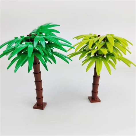 Building Blocks Palm Coconut Tree Green Garden Landscape Tropical Beach