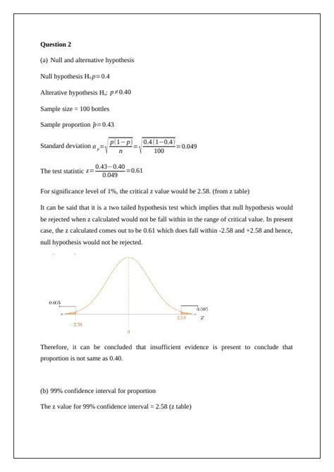 Basic Business Statistics Assignment Solution Analysis