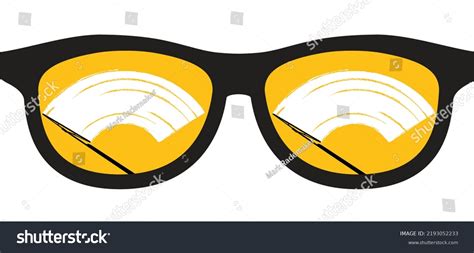 Glasses Wiper Squeegee Window Glass Cleaning Stock Vector Royalty Free