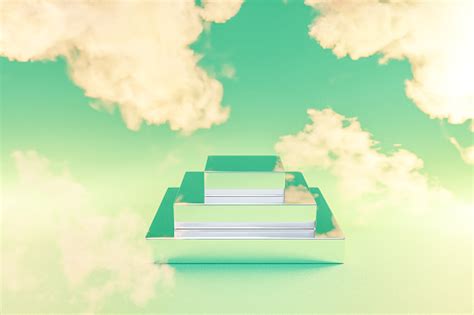 연단 무한한 배경과 연기 구름 아름다움 화장품 발표를 위한 은색 금속 피라미드 받침대 복사 공간 템플릿 3d 그림 0명에 대한 스톡 사진 및 기타 이미지 Istock