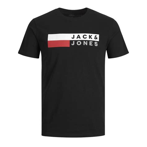 T Shirt Noir Garçon Jack And Jones Blaz Espace Des Marques