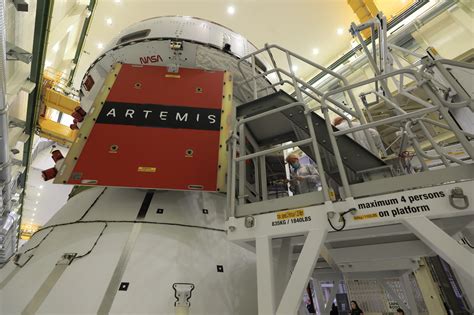 Engineers Install Orion Solar Array Wings For Artemis Ii Mirage News