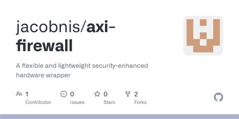 Github Jacobnis Axi Firewall A Flexible And Lightweight Security Enhanced Hardware Wrapper