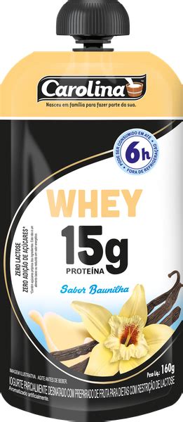 Iogurte Carolina Whey Proteico Baunilha Pouch160g Armazém Da Maria Campinas