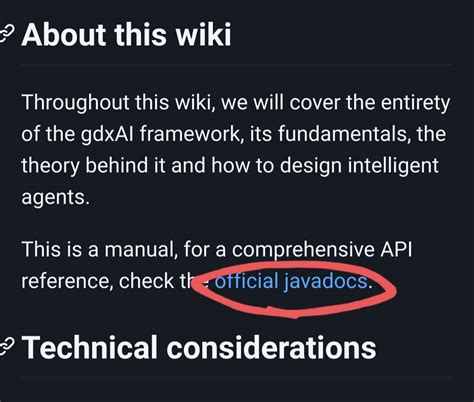 broken javadocs links in wiki · issue 125 · libgdx gdx ai · github