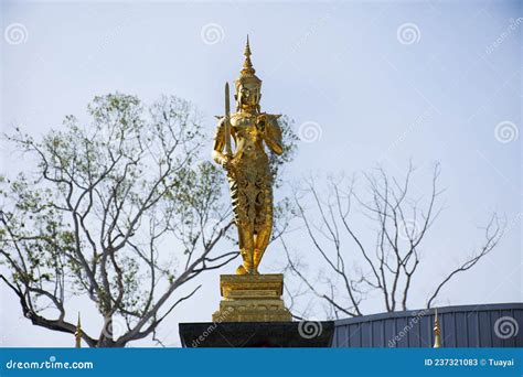 King Prasat Thong And Phra Siam Devadhiraj Statue Guardian Deity Of Siam For Thai People Travel