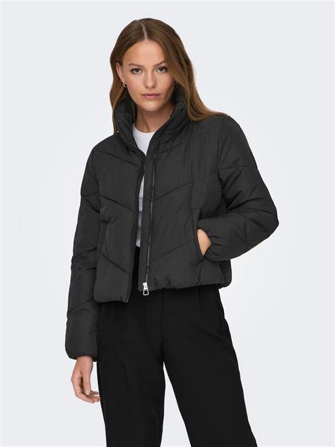 Buy Only Black Zip Through Short Puffer Jacket From Next Ireland