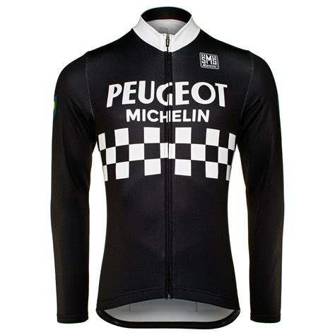Peugeot Shell Michelin Retro Jersey By Santini Prendas Ciclismo