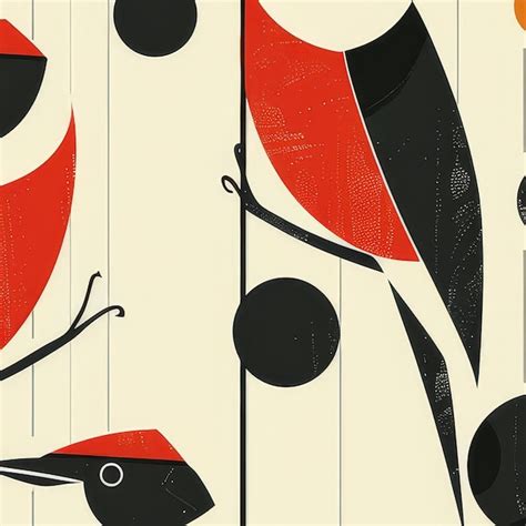 Seamless Pattern With Abstract Geometric Shapes Handdrawn Illustration Premium Ai Generated Image