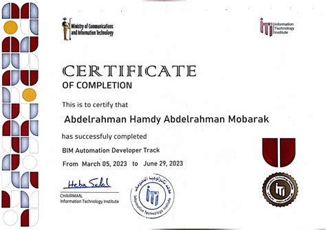 Abdelrahman Mobarak Acp On Linkedin Iti Bim Automationdevelopment Buildinginnovation