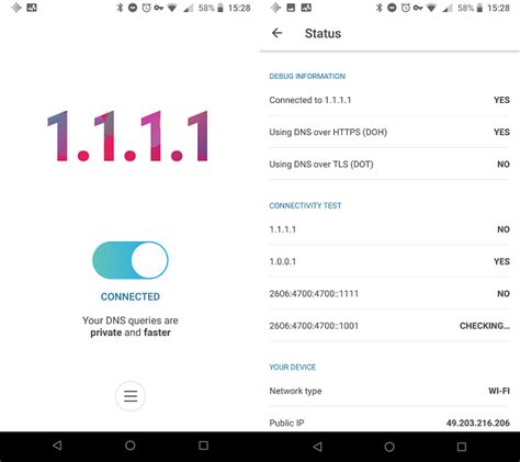 how to use cloudflare dns app on android and ios