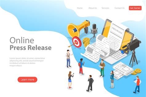 Premium Vector | Isometric flat vector landing page template of ...