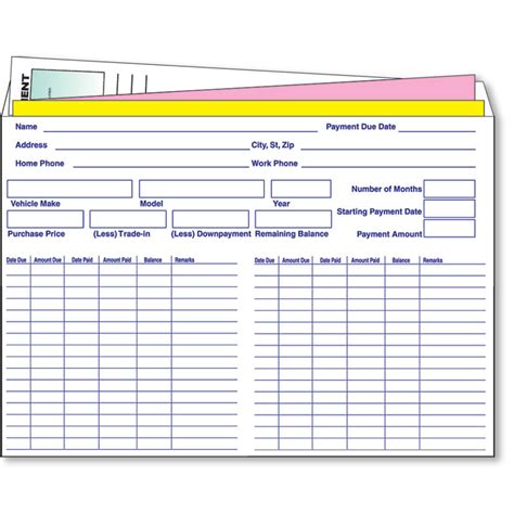 Buy Here Pay Here Dealer Record Envelopes Auto Dealer Supplies