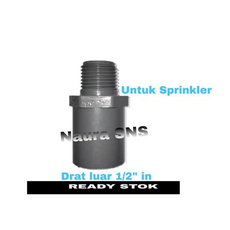 Jual Sdl Sock Drat Luar 1 2 Sambungan Pipa Pvc Sdl Sock Drat Luar 1 2 Inch Sock Drat Untuk
