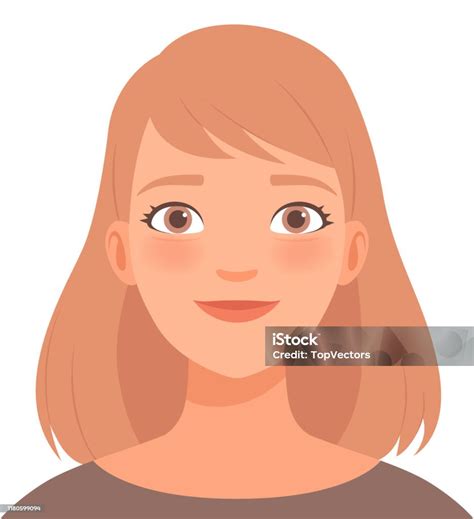 Freundliches Lächeln Auf Dem Gesicht Einer Jungen Frau