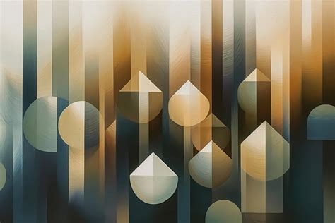 Geometric Forest N8 Digital Art By Etienne Benassi Fine Art America