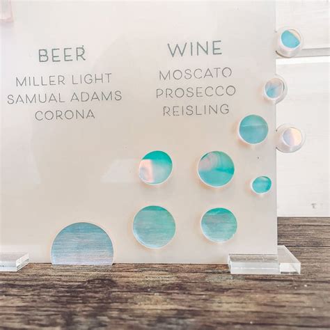 Acrylic Table Stands 8x10 Single Color Engraved Sign Base Not