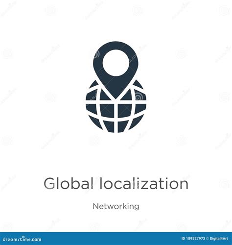 Map Localization Icon In Trendy Design Style Map Localization Icon Isolated On White Background