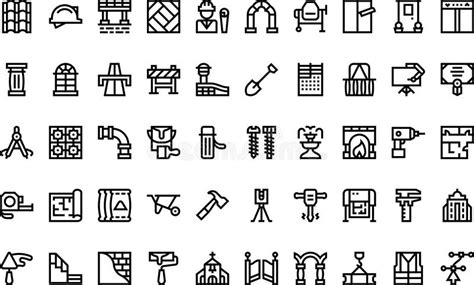 Architecture Icons High Quality Vector Icons Collection With Editable Stroke Ideal For