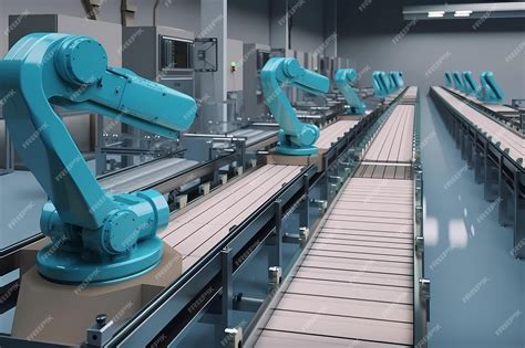 Premium Photo Automated Assembly Line Of A Robotic Arm For The