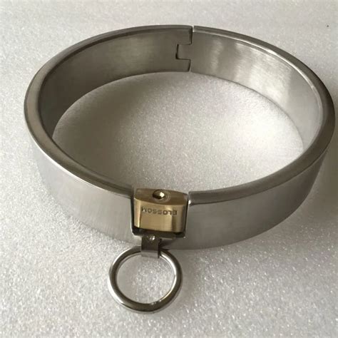 Hot Fashion Locking Stainless Steel Slave Collar Neck Corset Bondage