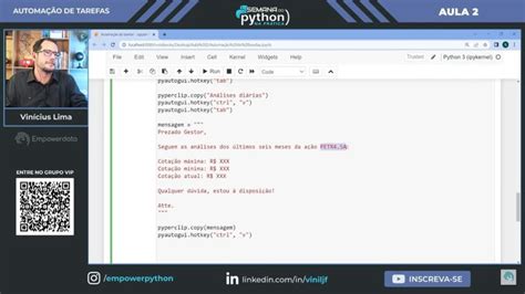 Jonas Donizeti Tereza No Linkedin Python Programador Cienciadedados