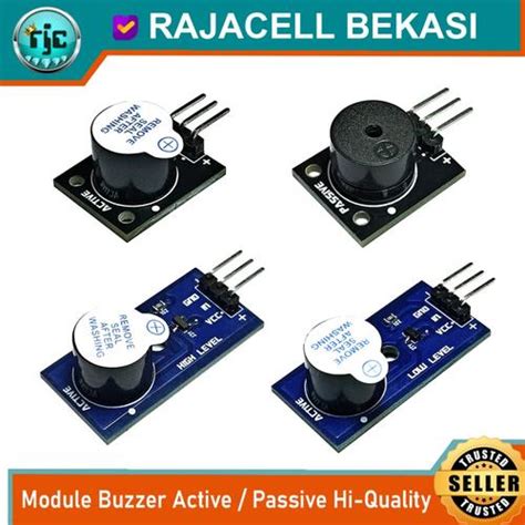 Jual Module Buzzer Active And Passive 5v 3 3v High Quality Untuk Arduinoo